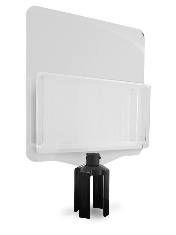 2-Pocket Literature Holder For Barriers Stanchions – The Crowd Controller