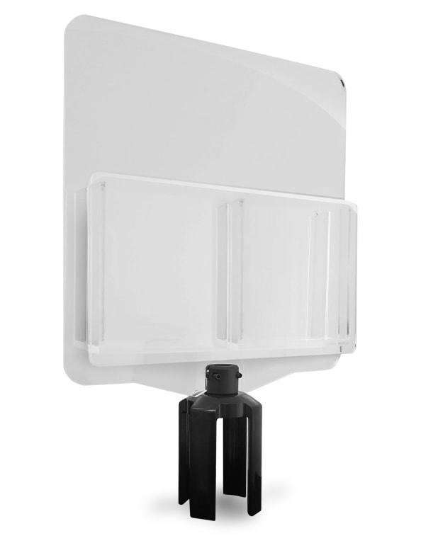 4-Pocket Literature Holder For Barriers Stanchions – The Crowd Controller