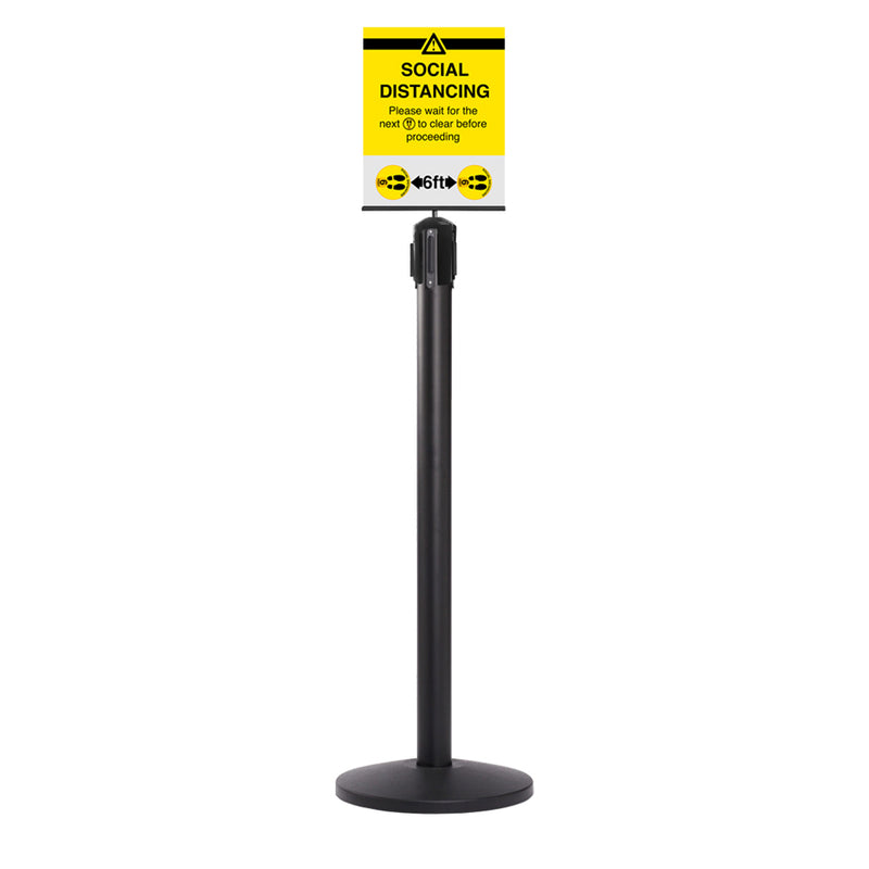 Social Distancing Floor Decals 6-Pack – The Crowd Controller