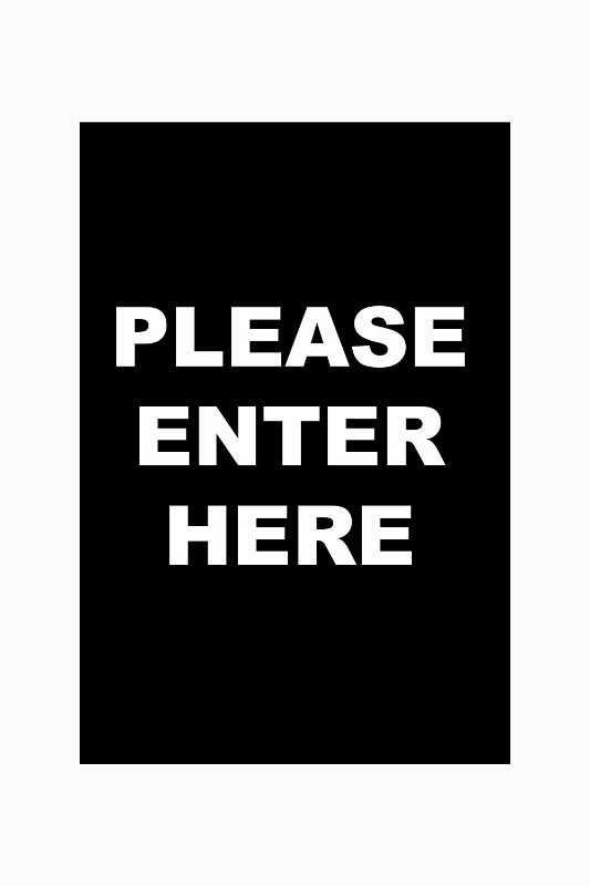 Acrylic Sign Insert for Barriers Stanchions Frame – The Crowd Controller