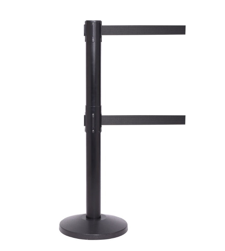 Crowd Control Barriers Stanchions QueuePro 300 Twin - 16 FT Belts – The ...