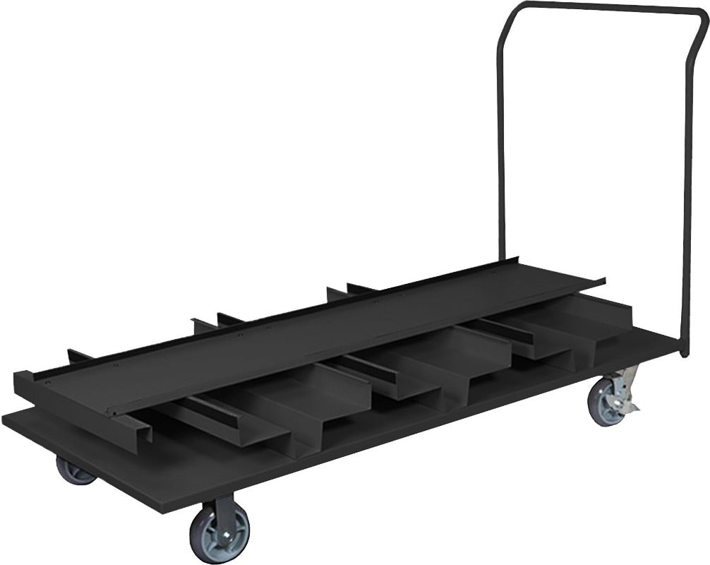 21-Post Horizontal Cart For Barriers Stanchions – The Crowd Controller